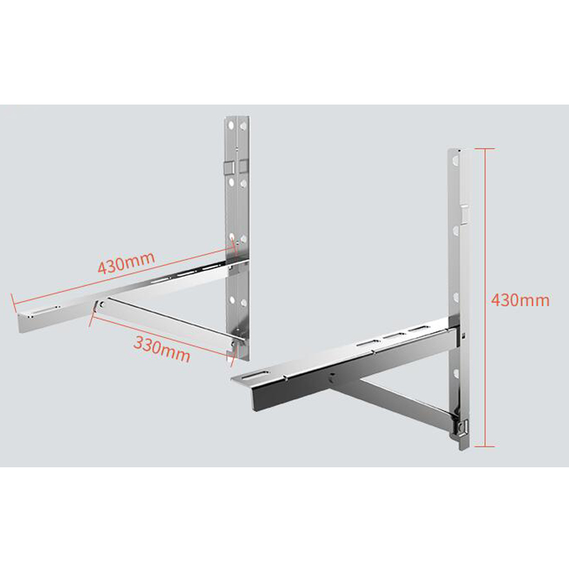 2x Heavy Duty Wall Air Conditioning AC Bracket Ductless Mini Split ...