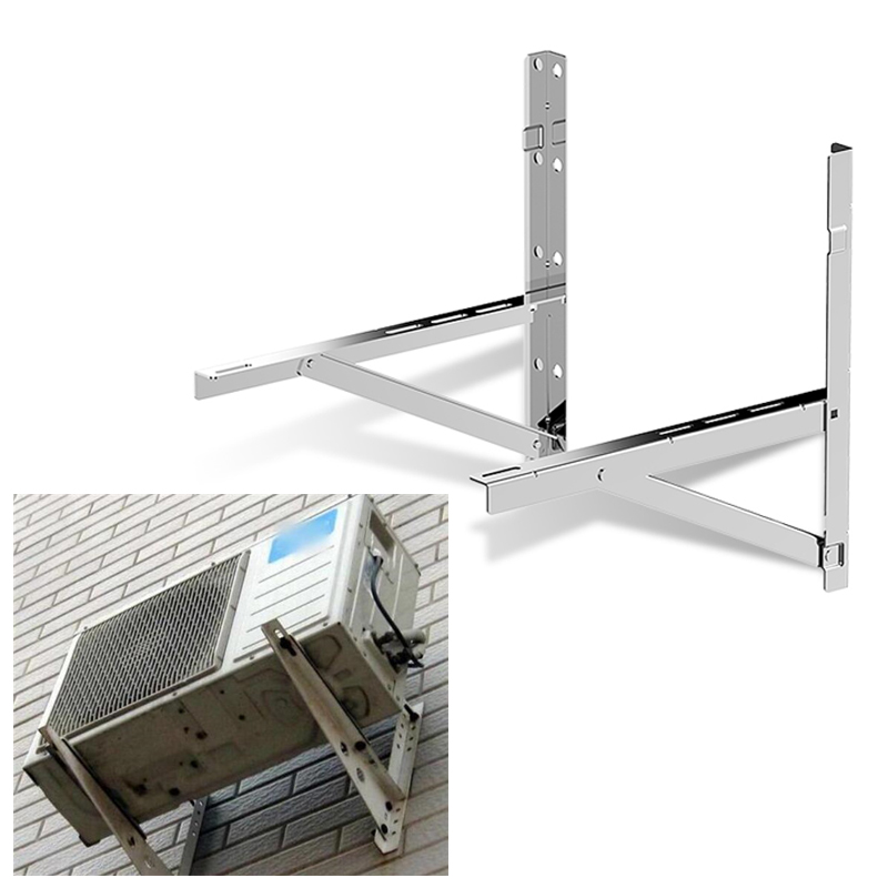 2x Heavy Duty Wall Air Conditioning AC Bracket Ductless Mini Split ...