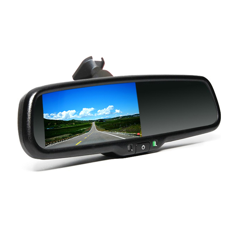 Auto Dimming 4.3" Car Rear View Mirror Monitor No1 Bracket+Backup ...